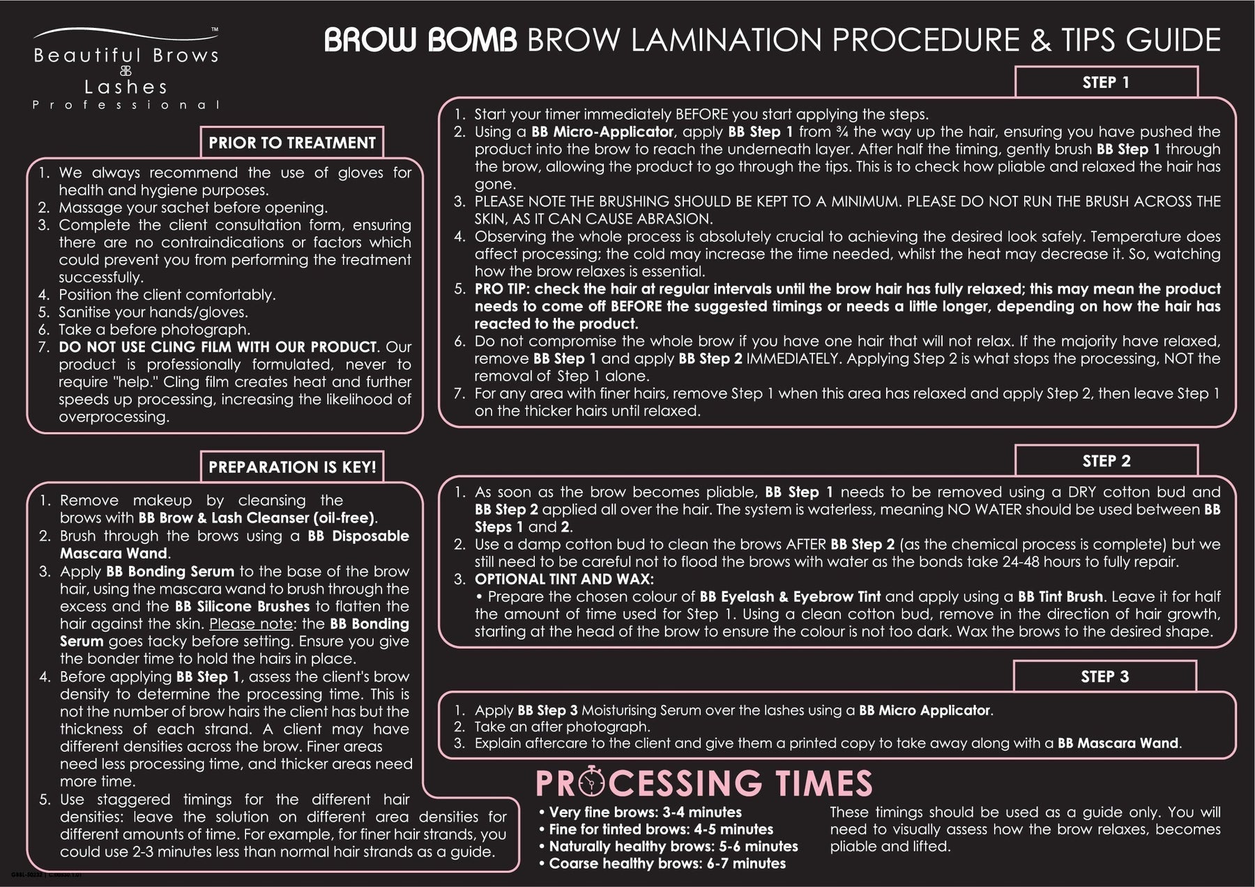 Brow Bomb Lamination Kit – Beautiful Brows and Lashes